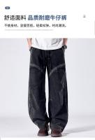 China Daily Mid Waist Black Grey cargo pants wholesale price Cotton 100% Spring 2026 Custom (YY-262326) for sale