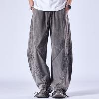 China Daily Mid Waist Cotton 100% wide leg track pants Spring 2026 Non Stretch Custom (YY-26002) for sale