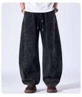 China Daily Mid Waist Cotton 100% wide leg track pants Spring 2026 Non Stretch Custom (YY-26002) for sale