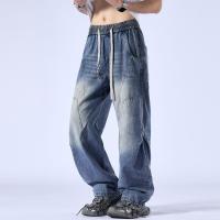 China Regular Blue Mid Waist Non Stretch wholesale skinny jeans mens Urban Fashion Daily Office/Commute Custom (YY-M296) for sale