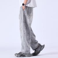 China Blue Grey Mid Waist Non Stretch wholesale skinny jeans mens Urban Fashion Daily Office/Commute Custom (YY-M292) for sale