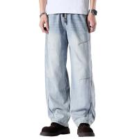 China Blue Summer Mid Waist wholesale skinny jeans mens Non Stretch Urban Fashion Custom (YY-M286) for sale