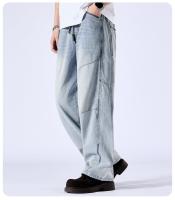 China Blue Summer Mid Waist wholesale skinny jeans mens Non Stretch Urban Fashion Custom (YY-M286) for sale
