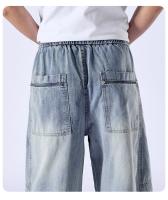 China Blue Summer Mid Waist wholesale skinny jeans mens Non Stretch Urban Fashion Custom (YY-M286) for sale