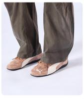 China Green Daily Mid Waist wide leg track pants Cotton 100% Spring 2026 Custom (YY-M253) for sale