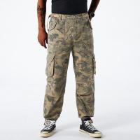 China Camouflage Daily Washed Mid Waist jogger pants wholesale Camouflage Breathable Custom (KU24113) for sale