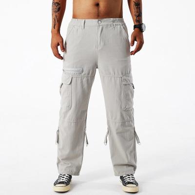 China Washed Daily Washed Mid Waist cargo pants wholesale price Cotton 100% Urban Fashion Custom (KU24111) for sale