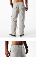 China Washed Daily Washed Mid Waist cargo pants wholesale price Cotton 100% Urban Fashion Custom (KU24111) for sale
