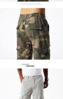 China Washed Daily Washed Mid Waist cargo pants wholesale price Cotton 100% Urban Fashion Custom (KU24111) for sale