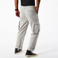 China Black Daily Washed cargo pants wholesale price Mid Waist Breathable Custom (KU24112) for sale