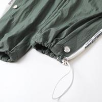China Summer Non Stretch Urban Fashion jogger pants wholesale Dark Green Light Grey Custom (KU24108) for sale