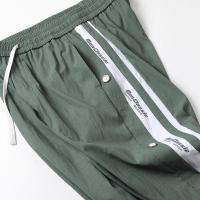 China Summer Non Stretch Urban Fashion jogger pants wholesale Dark Green Light Grey Custom (KU24108) for sale
