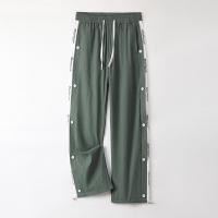 China Summer Non Stretch Urban Fashion jogger pants wholesale Dark Green Light Grey Custom (KU24108) for sale