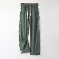 China Summer Non Stretch Urban Fashion jogger pants wholesale Dark Green Light Grey Custom (KU24108) for sale