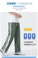 China Summer Non Stretch Urban Fashion jogger pants wholesale Dark Green Light Grey Custom (KU24108) for sale