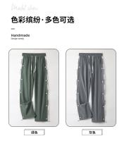 China Summer Non Stretch Urban Fashion jogger pants wholesale Dark Green Light Grey Custom (KU24108) for sale