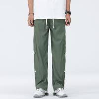 China Dark Green Light Grey Summer Non Stretch Urban Fashion jogger pants wholesale Dark Green Light Grey Regular Custom (KU24108) for sale