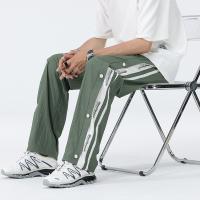 China Dark Green Light Grey Summer Non Stretch Urban Fashion jogger pants wholesale Dark Green Light Grey Regular Custom (KU24108) for sale