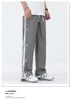 China Dark Green Light Grey Summer Non Stretch Urban Fashion jogger pants wholesale Dark Green Light Grey Regular Custom (KU24108) for sale