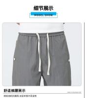 China Dark Green Light Grey Summer Non Stretch Urban Fashion jogger pants wholesale Dark Green Light Grey Regular Custom (KU24108) for sale