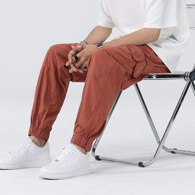 China Summer Non Stretch Straight Pant jogger pants wholesale Urban Fashion Regular Custom (KU24105) for sale