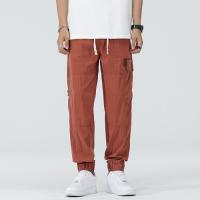 China Summer Non Stretch Straight Pant jogger pants wholesale Urban Fashion Regular Custom (KU24105) for sale