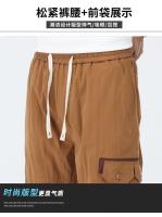 China Summer Non Stretch Straight Pant jogger pants wholesale Urban Fashion Regular Custom (KU24105) for sale