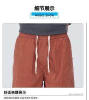 China Black Summer Non Stretch wide leg track pants Urban Fashion Regular Custom (KU24103) for sale