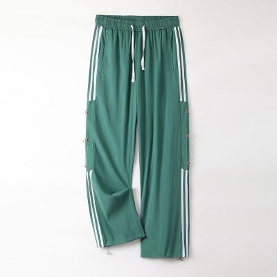 China Summer Non Stretch Urban Fashion wide leg track pants Custom (KU24102) for sale