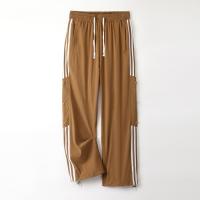 China Summer Non Stretch Urban Fashion wide leg track pants Custom (KU24102) for sale