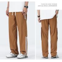 China Summer Non Stretch Urban Fashion wide leg track pants Custom (KU24102) for sale