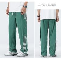 China Summer Non Stretch Urban Fashion wide leg track pants Custom (KU24102) for sale