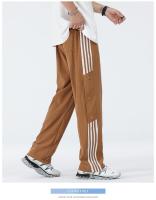China Summer Non Stretch Urban Fashion wide leg track pants Custom (KU24102) for sale