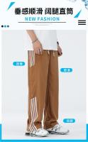 China Urban Fashion Summer Non Stretch Urban Fashion wide leg track pants Custom (KU24102) for sale