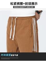 China Urban Fashion Summer Non Stretch Urban Fashion wide leg track pants Custom (KU24102) for sale