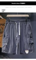 China Mid Waist Khaki Grey Cotton 35% wholesale men shorts cargo Spring/Summer Loose Fit Custom (DY001) for sale