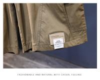 China Mid Waist Khaki Grey Cotton 35% wholesale men shorts cargo Spring/Summer Loose Fit Custom (DY001) for sale