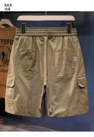 China Mid Waist Khaki Grey Cotton 35% wholesale men shorts cargo Spring/Summer Loose Fit Custom (DY001) for sale