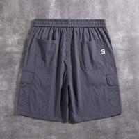 China Khaki Grey Mid Waist Khaki Grey Cotton 35% wholesale men shorts cargo Spring/Summer Loose Fit Custom (DY001) for sale