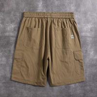 China Khaki Grey Mid Waist Khaki Grey Cotton 35% wholesale men shorts cargo Spring/Summer Loose Fit Custom (DY001) for sale