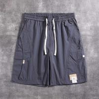 China Khaki Grey Mid Waist Khaki Grey Cotton 35% wholesale men shorts cargo Spring/Summer Loose Fit Custom (DY001) for sale