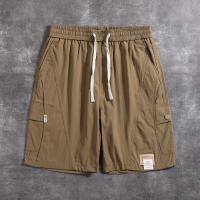 China Khaki Grey Mid Waist Khaki Grey Cotton 35% wholesale men shorts cargo Spring/Summer Loose Fit Custom (DY001) for sale