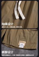 China Khaki Grey Mid Waist Khaki Grey Cotton 35% wholesale men shorts cargo Spring/Summer Loose Fit Custom (DY001) for sale