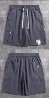China Khaki Grey Mid Waist Khaki Grey Cotton 35% wholesale men shorts cargo Spring/Summer Loose Fit Custom (DY001) for sale