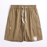 China Mid Waist Khaki Grey Cotton 35% mens shorts wholesale suppliers Spring/Summer Loose Fit Custom (DY001) for sale