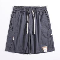 China Mid Waist Khaki Grey Cotton 35% mens shorts wholesale suppliers Spring/Summer Loose Fit Custom (DY001) for sale