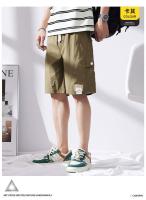 China Mid Waist Mid Waist Khaki Grey Cotton 35% wholesale men shorts cargo Spring/Summer Loose Fit Custom (DY001) for sale