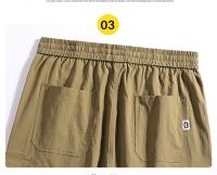 China Mid Waist Mid Waist Khaki Grey Cotton 35% wholesale men shorts cargo Spring/Summer Loose Fit Custom (DY001) for sale