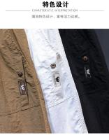 China Mid Waist White Black Spring/Summer wholesale men shorts cargo Polyamide (Nylon) 100% Loose Fit Custom (DY005) for sale