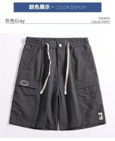China Grey Mid Waist Spring/Summer mens shorts wholesale suppliers Polyamide (Nylon) 100% Loose Fit Custom (DY004) for sale